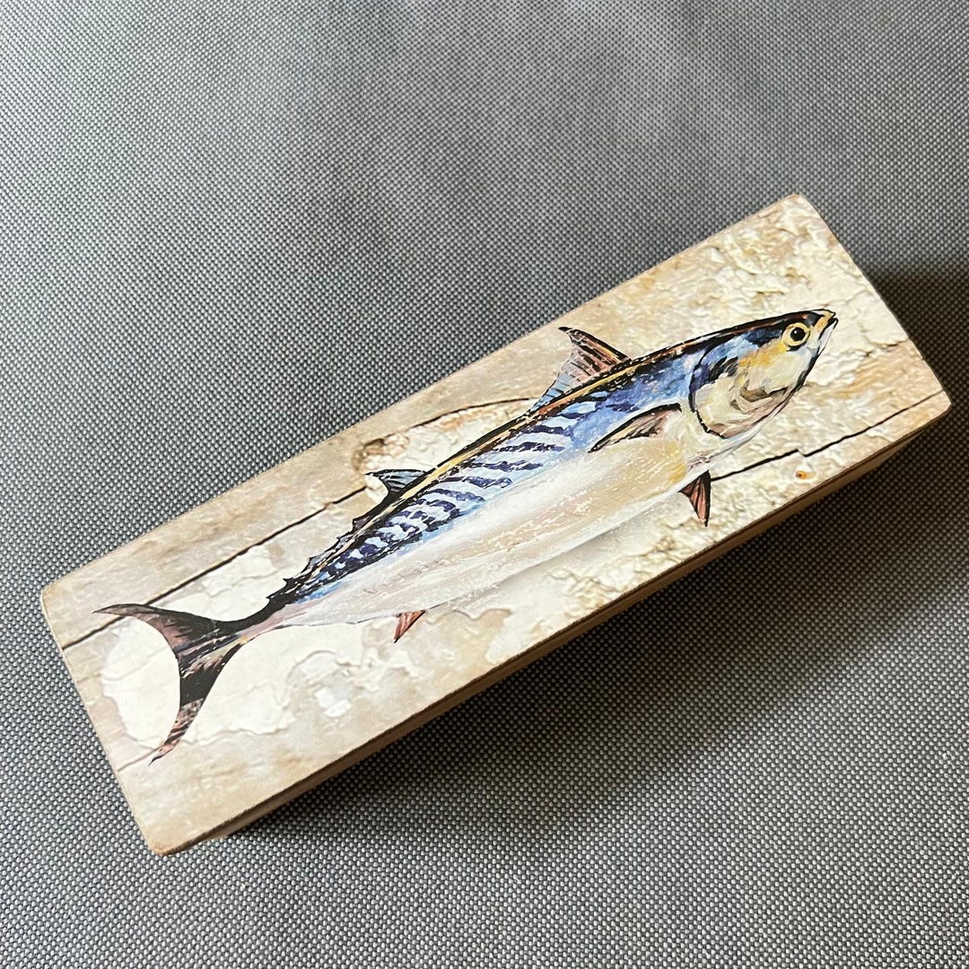 Wooden Mackeral Boat Keepsake Box Jewellery Box Trinket Box Memory Box ...