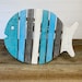 Wooden Folding Fish Shaped Table With Distressed Finish - Etsy