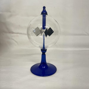 16cm High Solar Radiometer | 4 Blades Rotating Glass Windmill Crookes ...