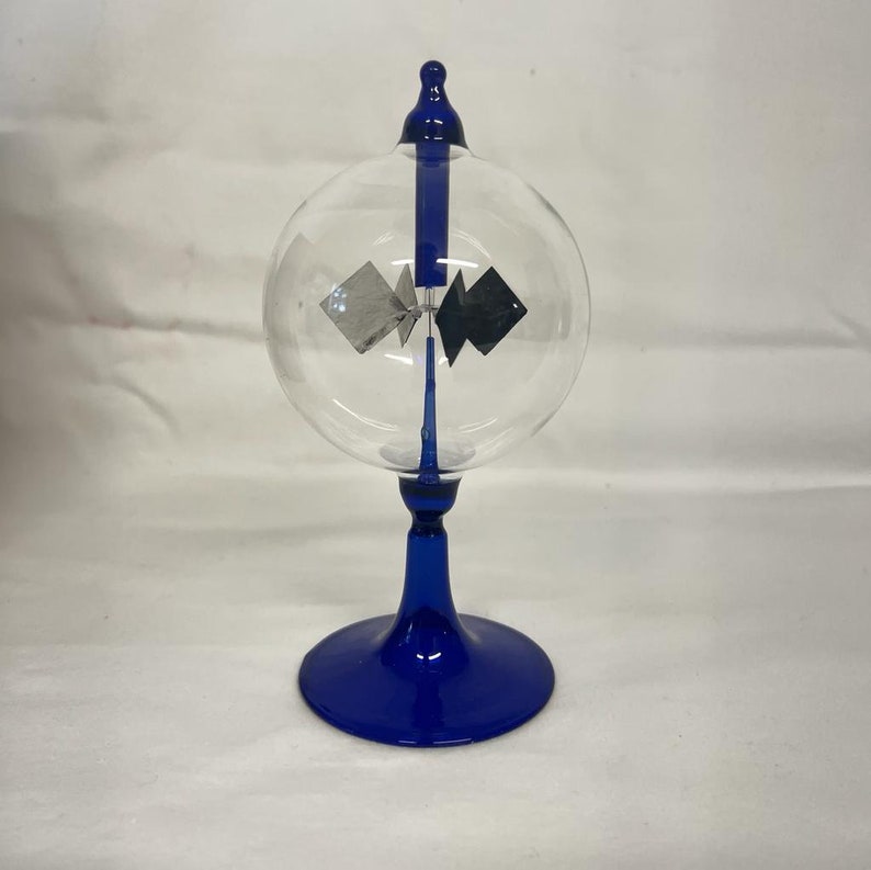 16cm High Solar Radiometer 4 Blades Rotating Glass Windmill - Etsy