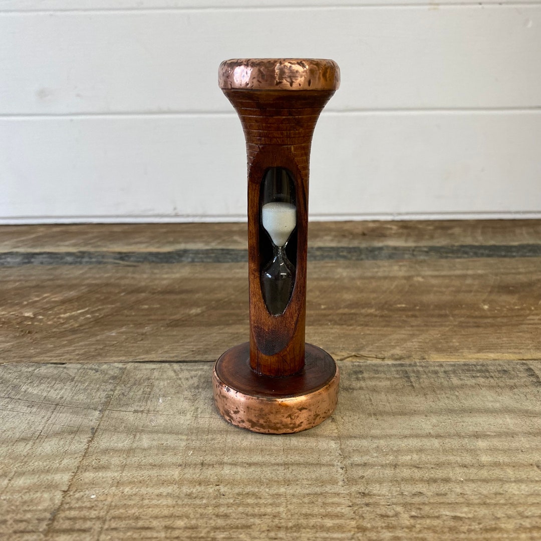 Wooden Sand Timer Made Made From Genuine Antique Victorian Bobbins - Etsy