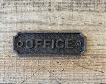 Antique Office Sign - Etsy UK