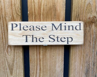 Step Down Sign | Etsy