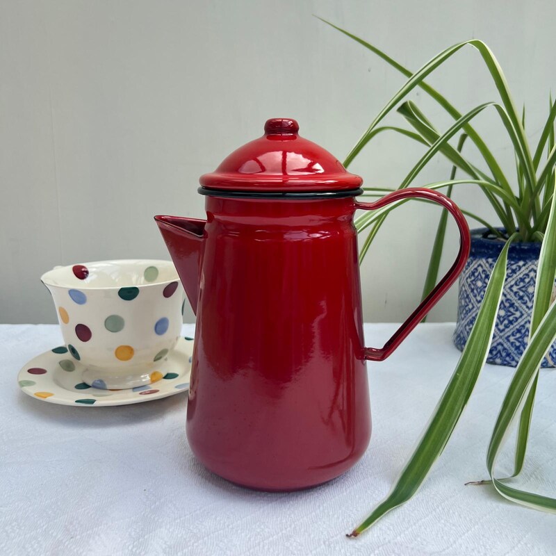 Enamel Coffee Pot - Etsy