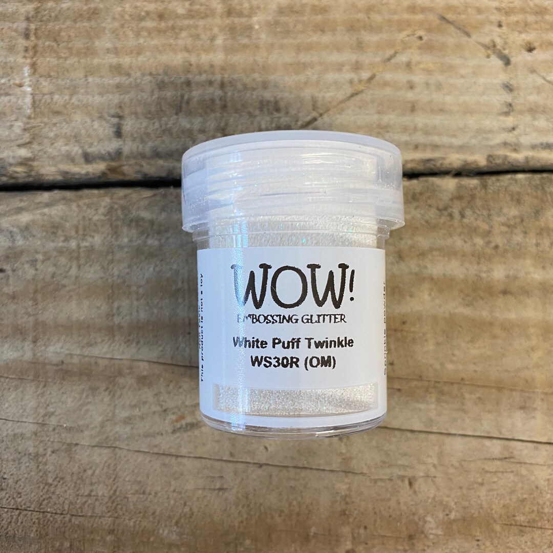 Wow! Glitter Embossing Powder 15ml - White Puff Twinkle - Etsy UK