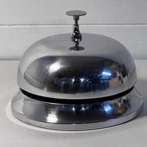 Reception Desk Bell Stainless Steel, Classic Silver Design, Loud ...