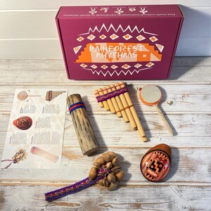 Rainforest Rhythm Set of 5 Instruments | South America Musical ...