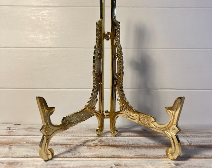 Mini Brass Display Easel - Etsy