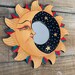 Wooden Sun and Moon Wall Hanging Decorative Mirror - Etsy