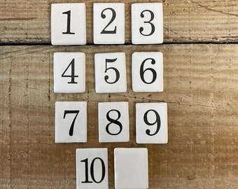 Ceramic Tile Numbers - Etsy UK