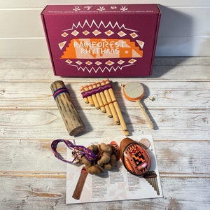 Rainforest Rhythm Set of 5 Instruments | South America Musical ...