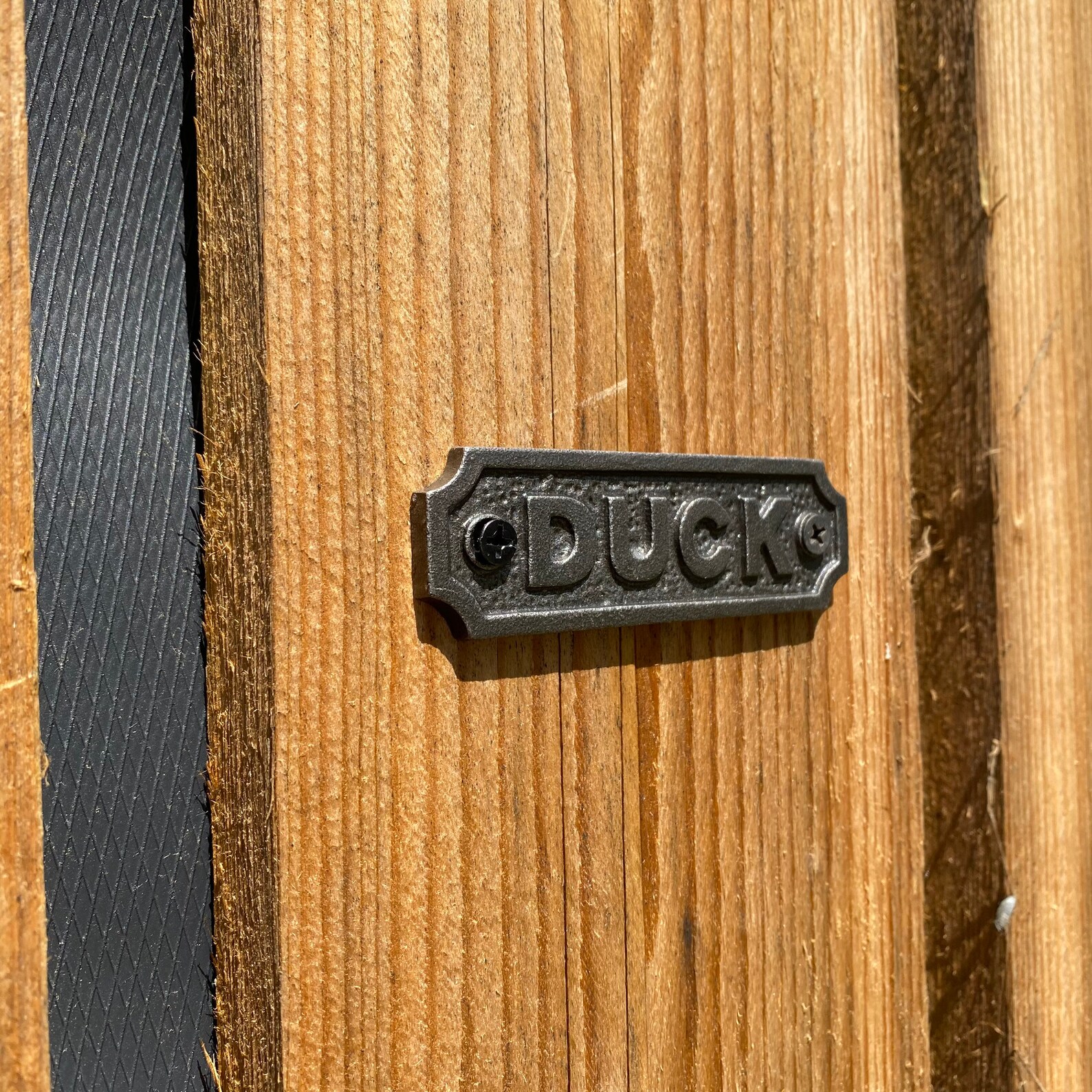 Cast Iron Antique Style DUCK Wall Plaque Pub Sign Bed and - Etsy