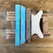Wooden Folding Fish Shaped Table With Distressed Finish - Etsy