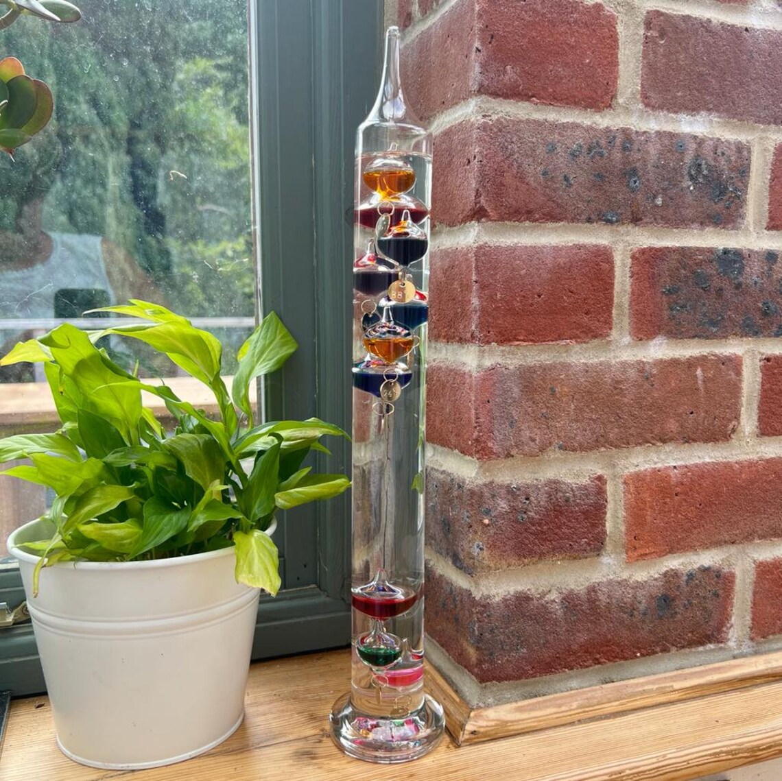 Large 44cm Tall Free Standing Galileo Thermometer in Gift - Etsy