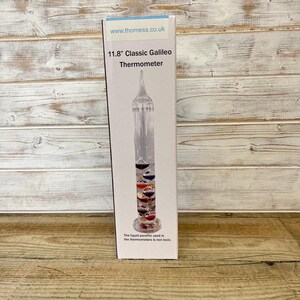 30cm Tall Free Standing Galileo Thermometer - Etsy UK