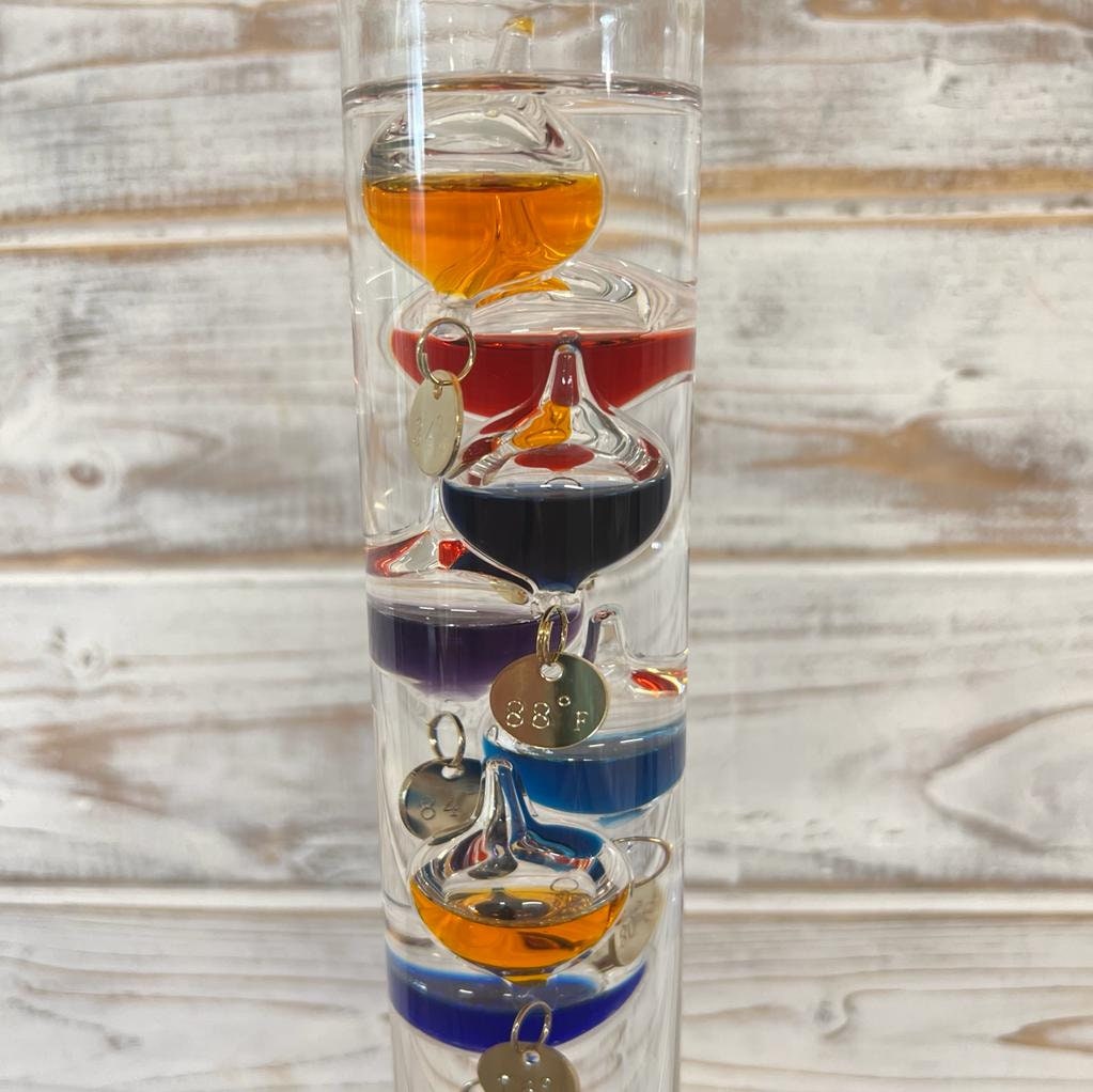 Large 44cm Tall Free Standing Galileo Thermometer in Gift - Etsy