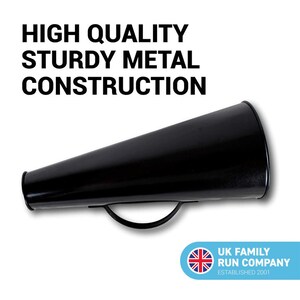 Vintage Style Metal Black Megaphone - Etsy