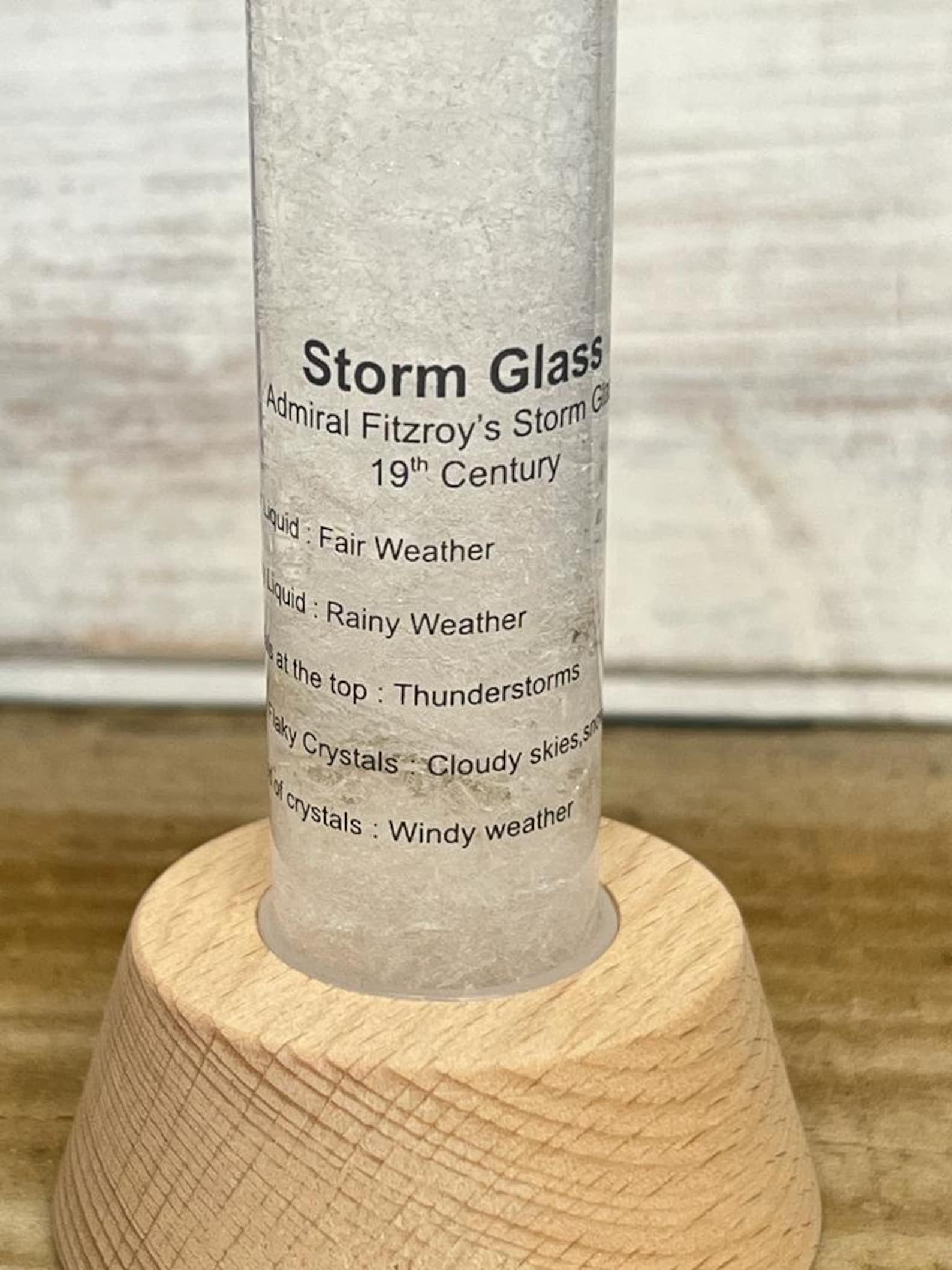 FITZROY STORM GLASS Weather Prediction Desk Ornament Weather - Etsy