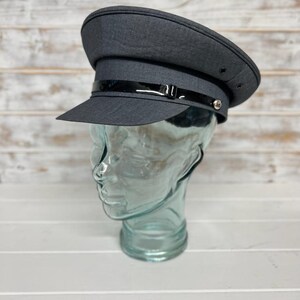 Grey Chauffeur -57cm - Pilots Hat- Drivers Hat - Etsy