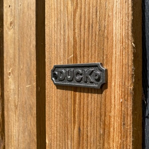 Cast Iron Antique Style DUCK Wall Plaque- Pub Sign, Bed and Breakfast ...