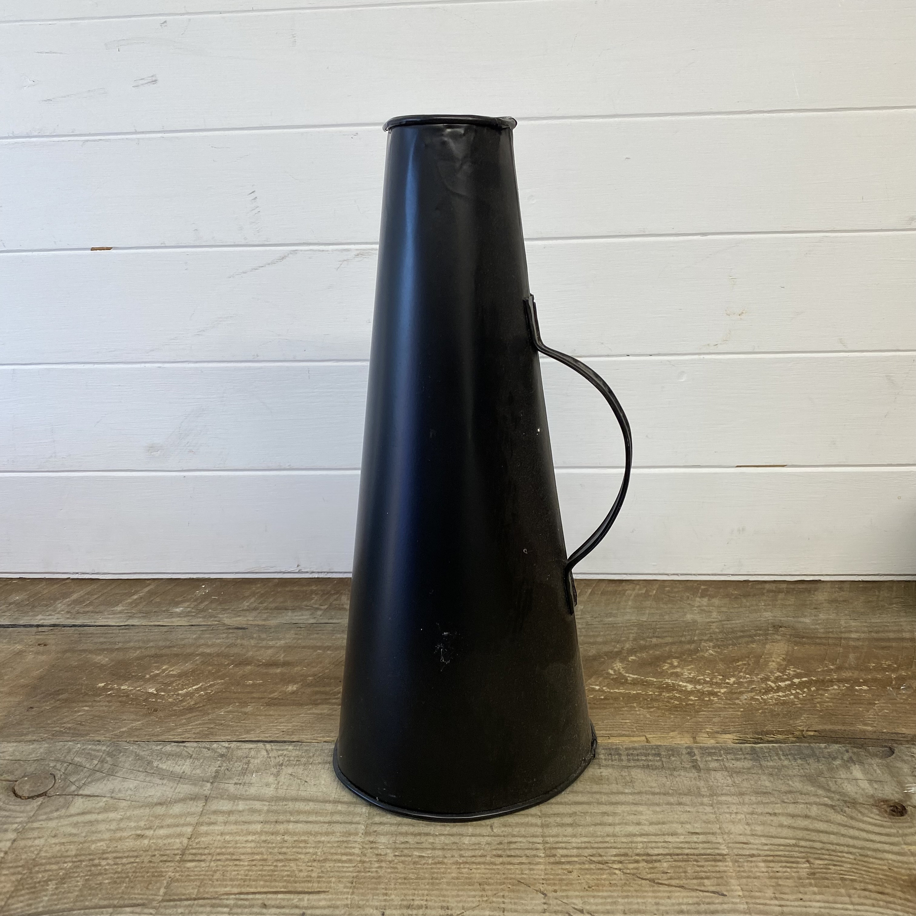 Vintage Style Metal Black Megaphone - Etsy