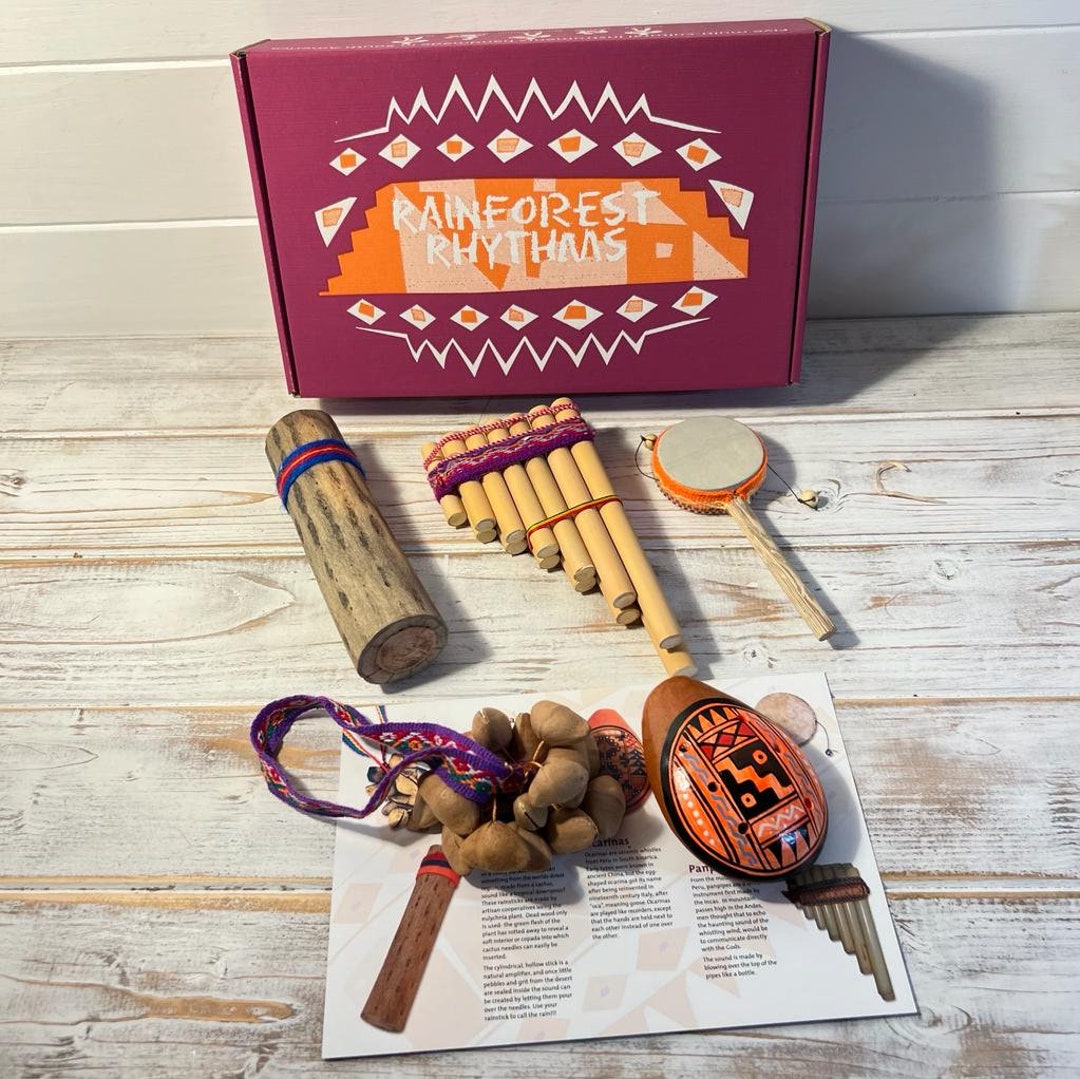 Rainforest Rhythm Set of 5 Instruments | South America Musical ...