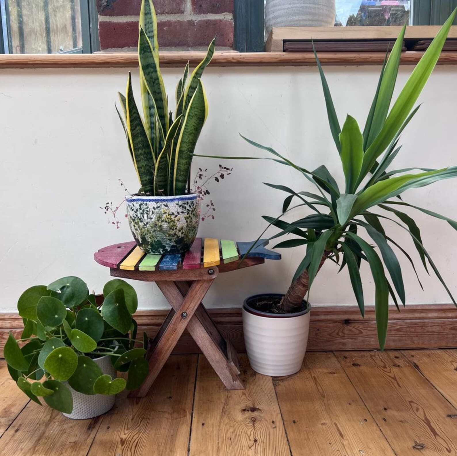 Multi Coloured Fishing Table With Distressed Finish - Etsy