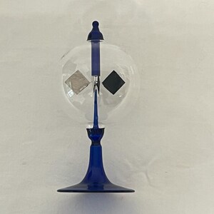 16cm High Solar Radiometer | 4 Blades Rotating Glass Windmill Crookes ...