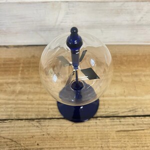 16cm High Solar Radiometer | 4 Blades Rotating Glass Windmill Crookes ...