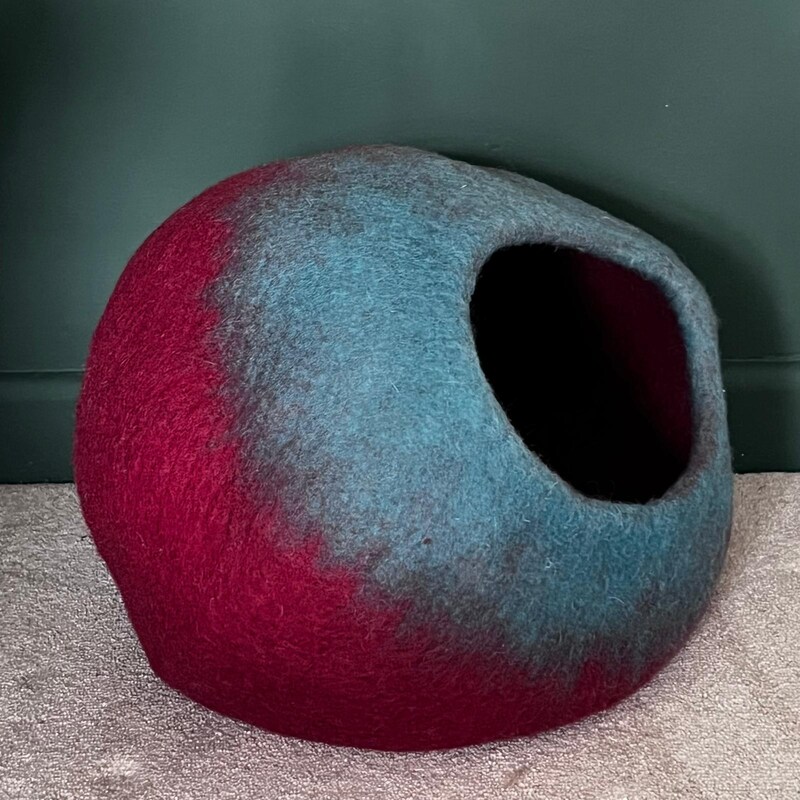 Felted Cat Cave - Etsy