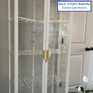 Milsbo Tall Set of 3 Sizes; Shelves for IKEA Indoor Greenhouse Cabinet ...