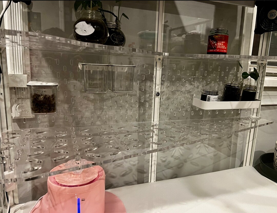 Pegboard for Milsbo Wide IKEA Cabinet - Including Hardware! | 1/4 ...