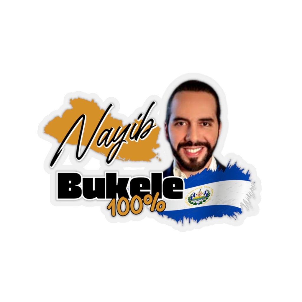 Nayib Bukele Stickers Presidente De El Salvador Nayib Bukele 100% - Etsy