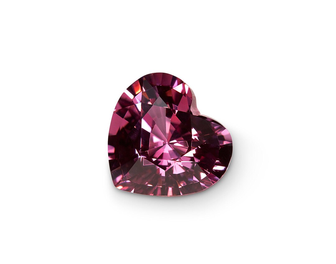 1.96ct Pink Burmese Spinel | Heart Shape | VVS Clarity - Etsy