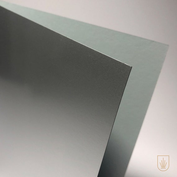 Chromolux Deluxe Silver Paper Silver Sophisticated Fine - Etsy