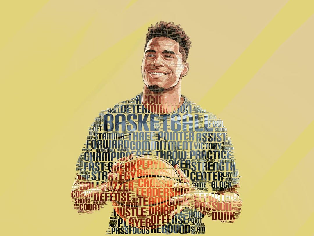 Personalized Hand-drawn Portrait From Your Photo and Your Own Words ...