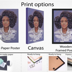 Personalized Portrait From Photo, Digital Word Cloud Portrait ...