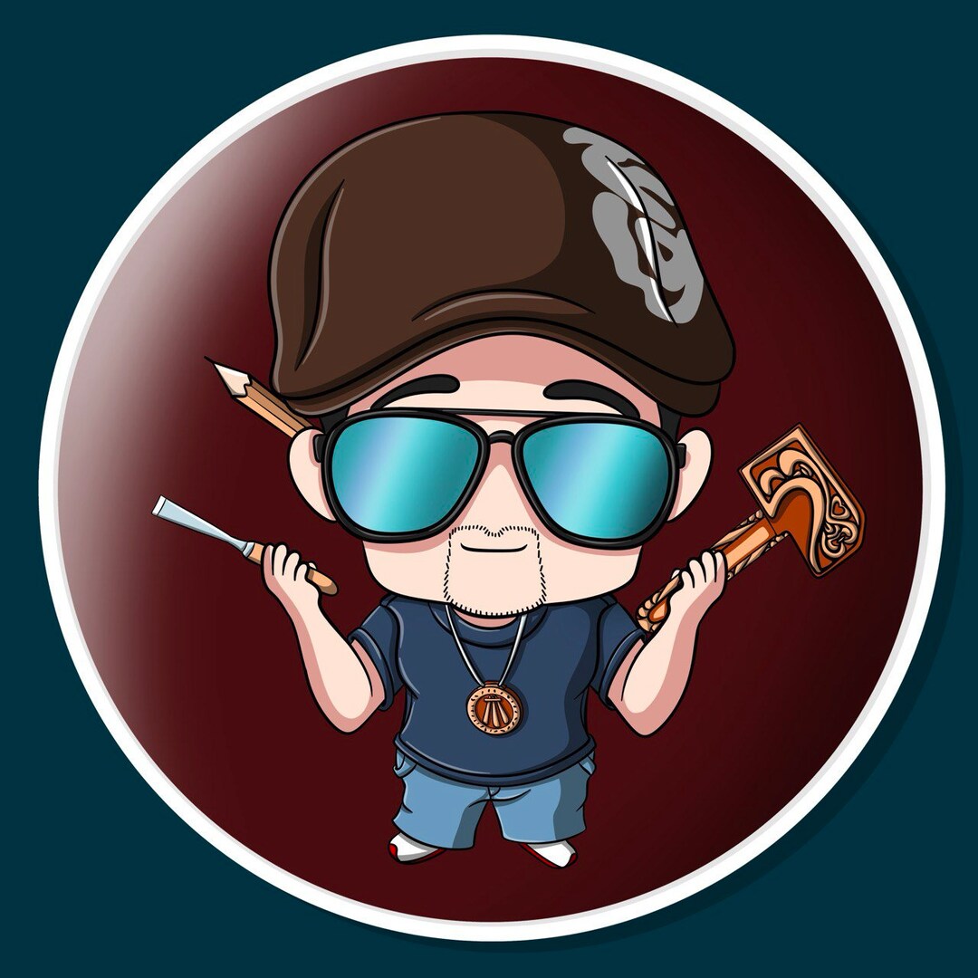 Anime Chibi Portrait - Custom Digital Fanart Gift for Kraft Master ...