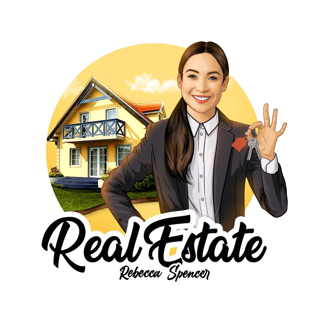 Realtor Logo, Real Estate Logo Gift, Decorative Real Estate Logo Design ...