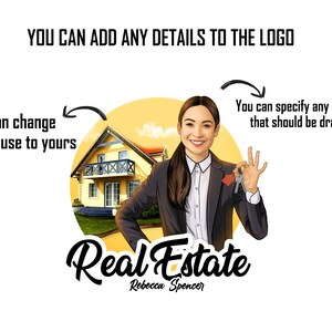 Realtor Logo, Real Estate Logo Gift, Decorative Real Estate Logo Design ...