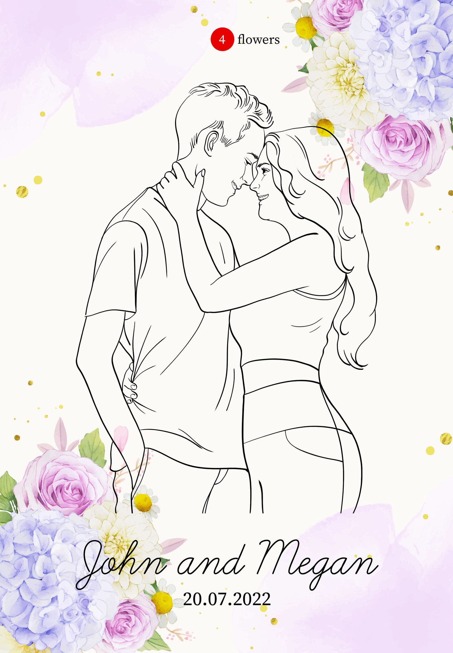 Line Drawing Custom Outline Drawing Line Art Print Line Art - Etsy