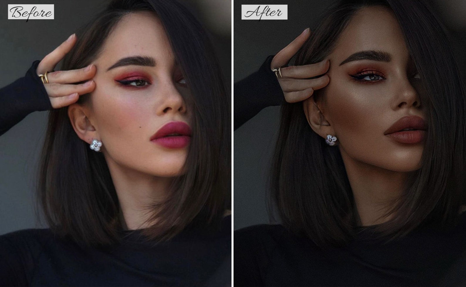 Custom Photo Editing in Dark Stile Photo Processing in - Etsy