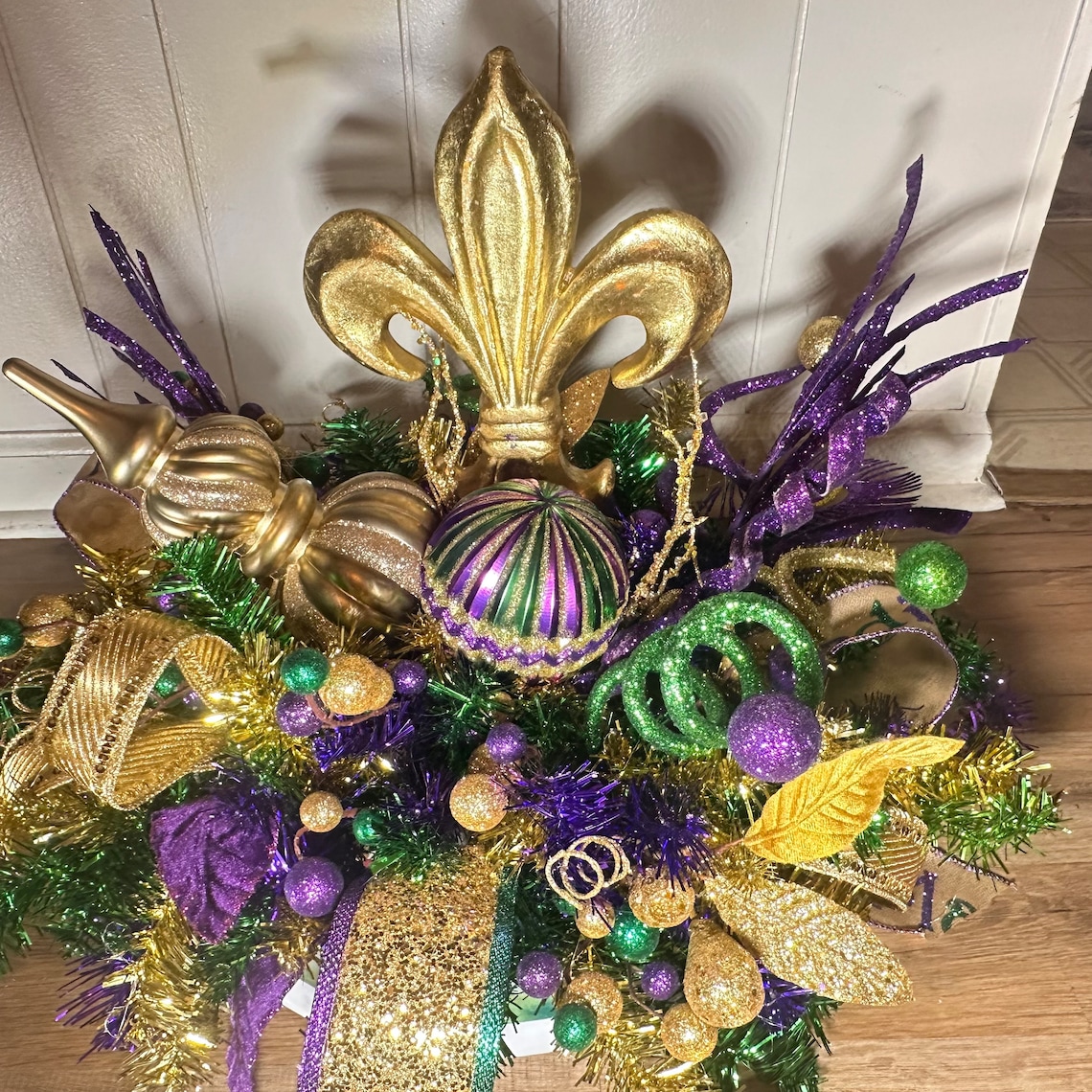 Mardi Gras Centerpiece/ Arrangement - Etsy