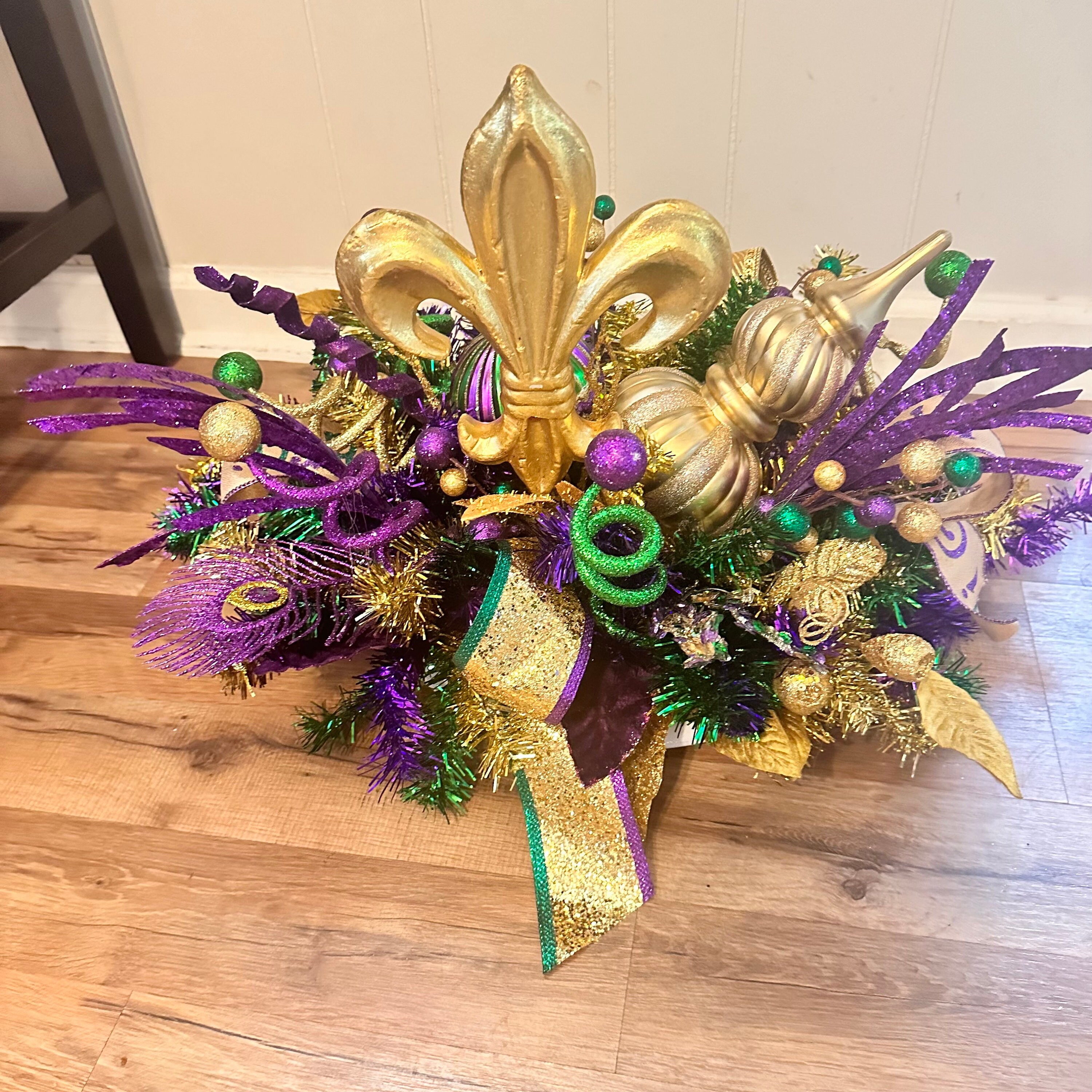 Mardi Gras Centerpiece/ Arrangement - Etsy