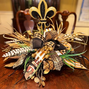 New Orleans Saints Table Arrangement - Etsy