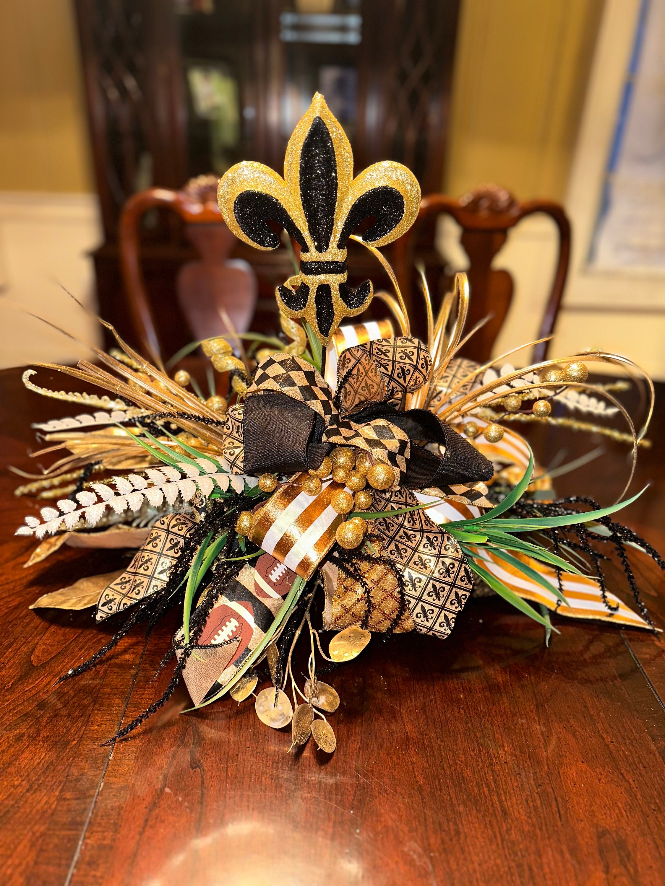 New Orleans Saints Table Arrangement - Etsy