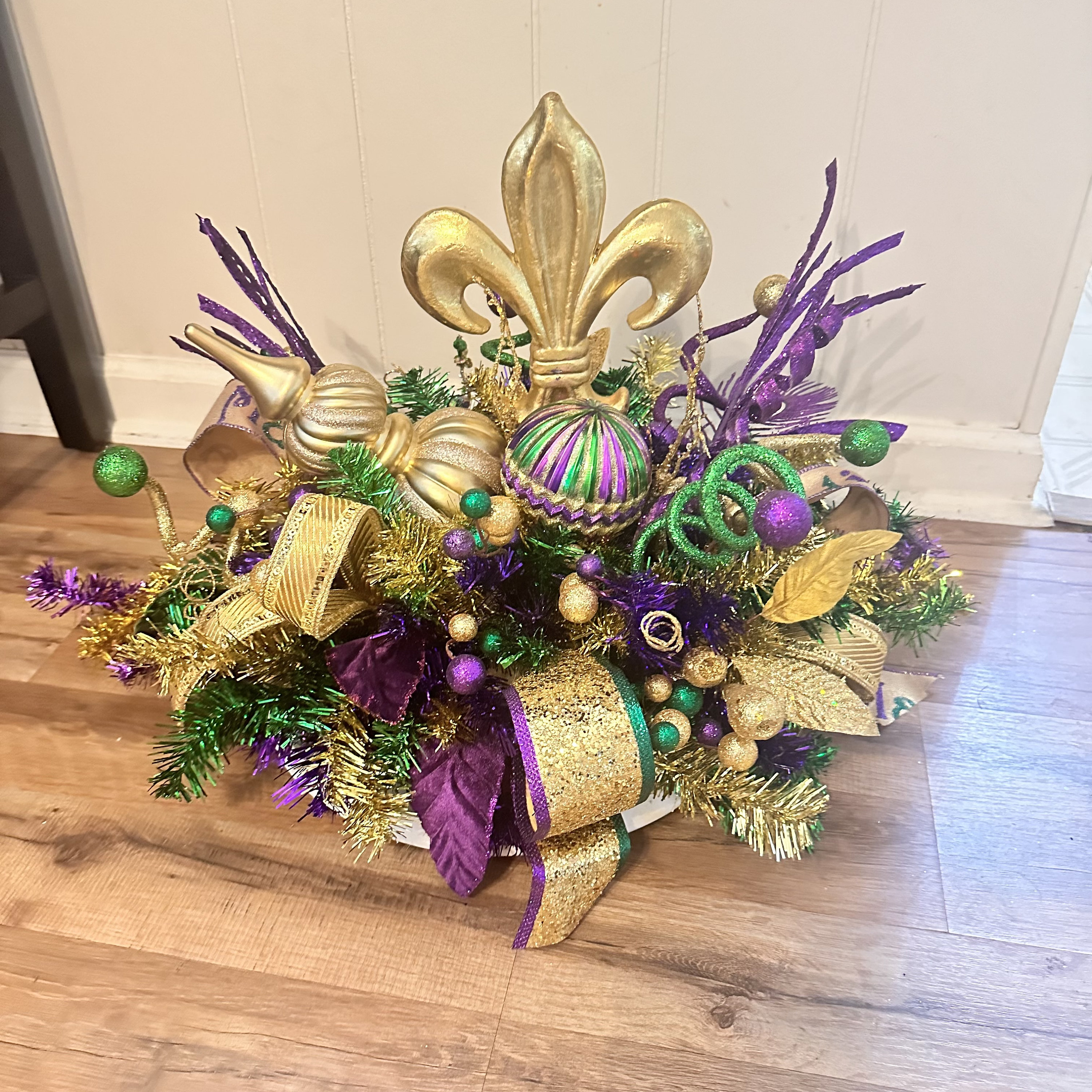 Mardi Gras Centerpiece/ Arrangement - Etsy