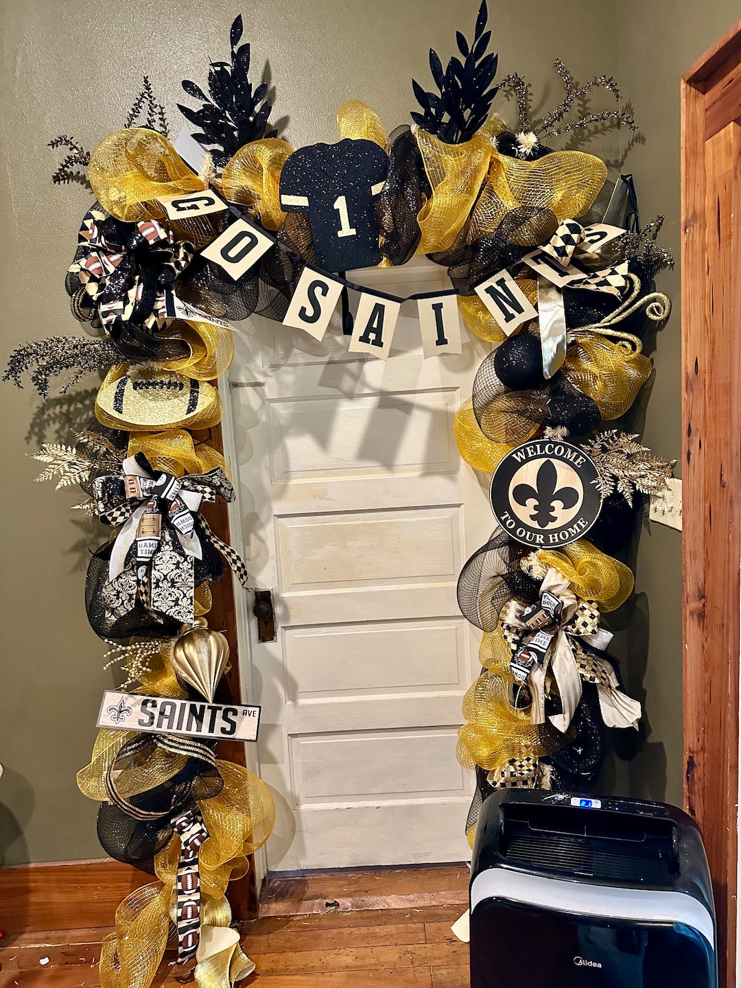 New Orleans Saints Door Decor - Etsy