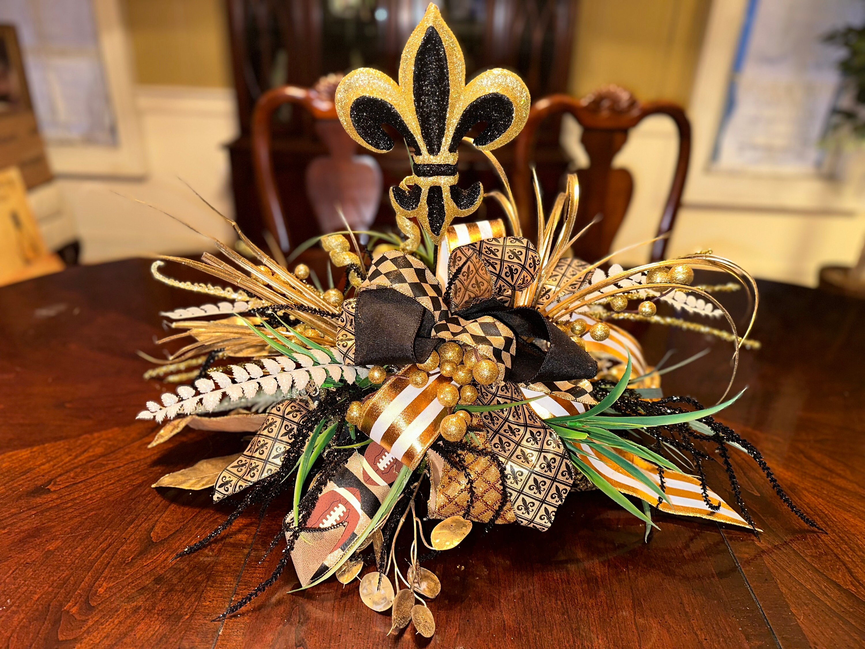 New Orleans Saints Table Arrangement - Etsy