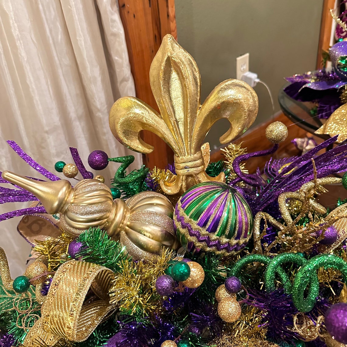 Mardi Gras Centerpiece/ Arrangement - Etsy